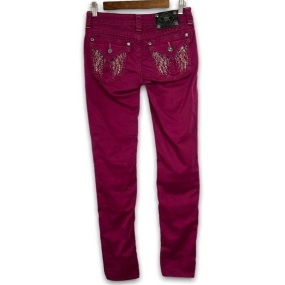 Miss Me | Jeans | Raspberry Angle Wings Miss Me Jeans | Poshmark